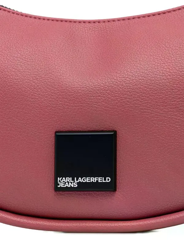 Karl Lagerfeld Klj Logo Half-moon Shoulder Bag