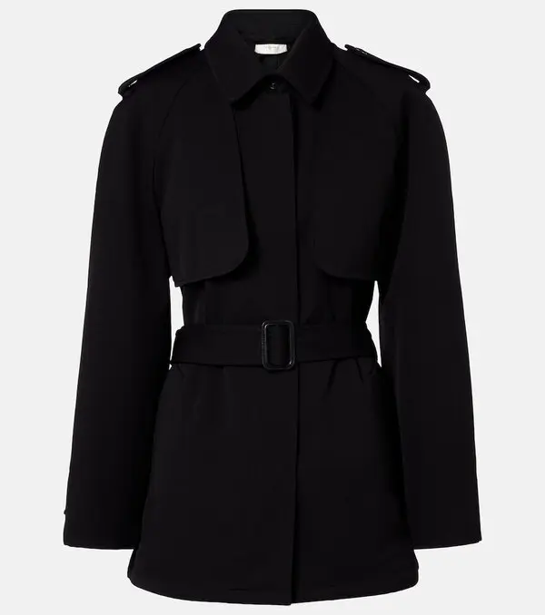 THE ROW Usuaia Belted Virgin Wool Jacket - Black