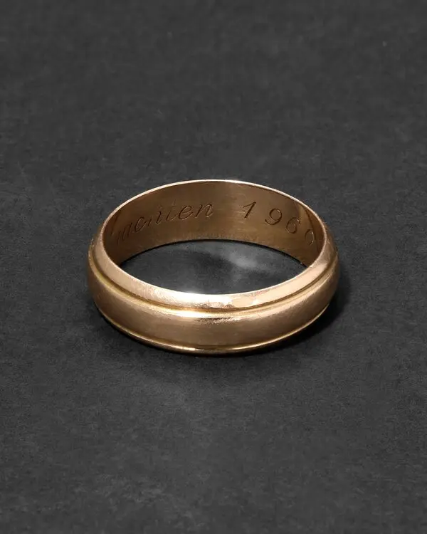 Alexis Bittar Vintage 1960s 14k Band Ring