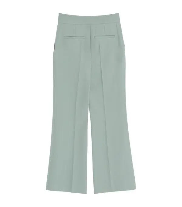 Valentino Garavani Wool Twill Flared Trousers