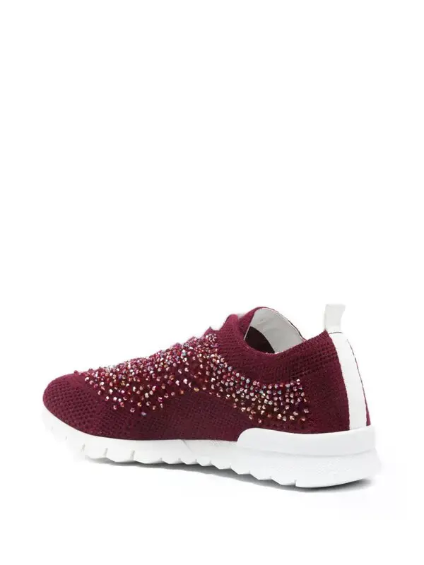 Kiton Embellished Trainers - Red