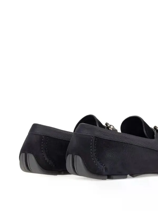 FERRAGAMO Gancini-embellishment Loafers - Blue