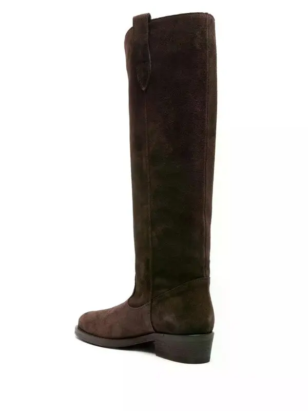 VIA ROMA 15 Panelled Suede Knee-high Boots