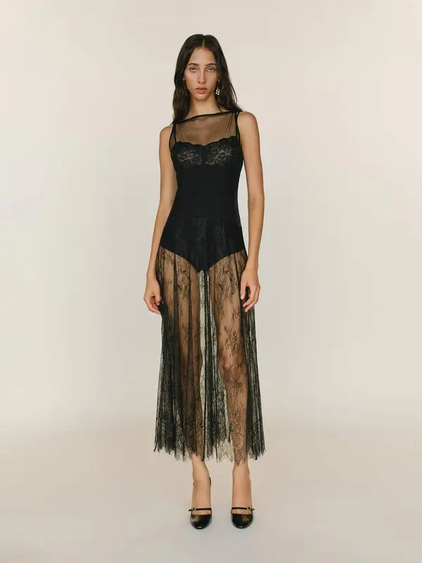 REFORMATION Elana Lace Maxi Dress