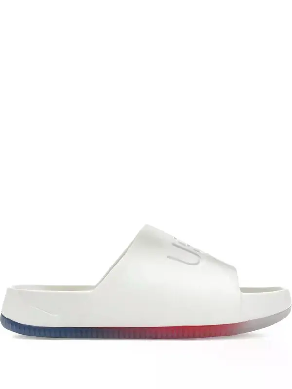 Nike Calm Embossed Slides - White
