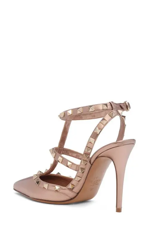 Valentino Garavani Rockstud Ankle Strap Pump