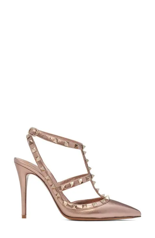 Valentino Garavani Rockstud Ankle Strap Pump