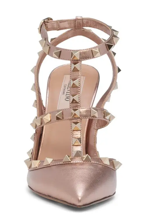 Valentino Garavani Rockstud Ankle Strap Pump