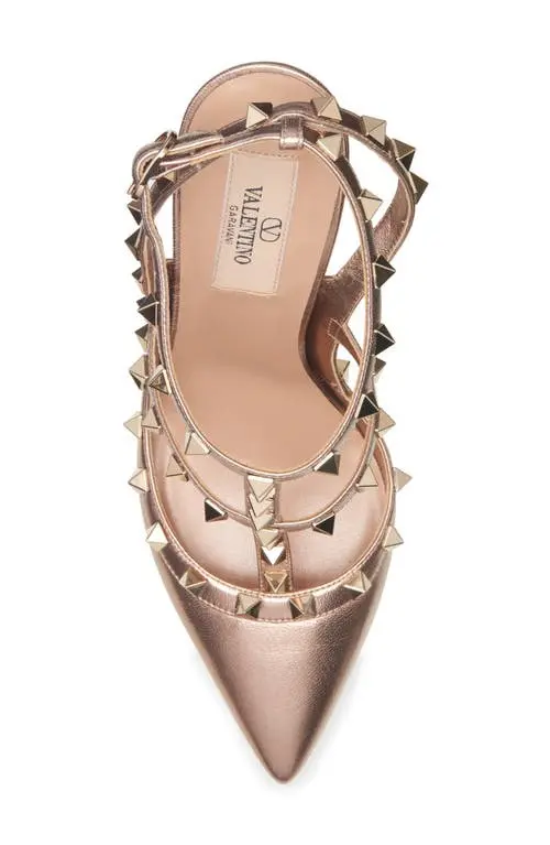 Valentino Garavani Rockstud Ankle Strap Pump