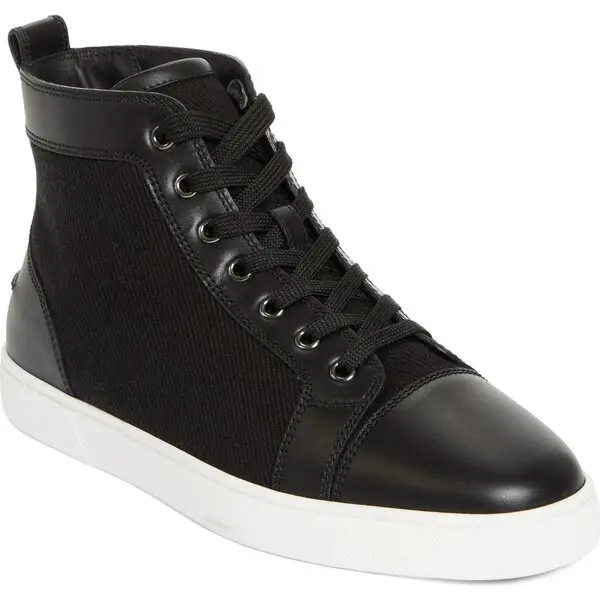 CHRISTIAN LOUBOUTIN Louis High-top Sneaker - Black