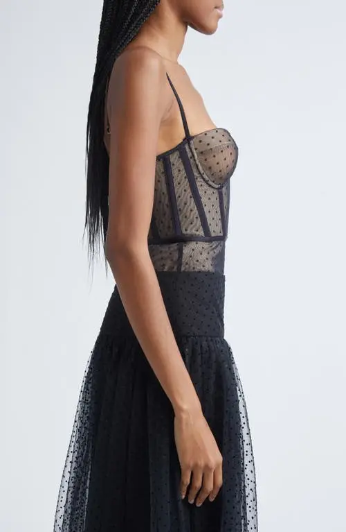 Zimmermann Dot Point D'esprit Underwire Bodysuit