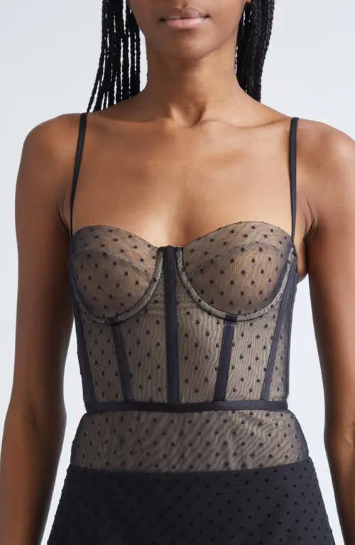 Zimmermann Dot Point D'esprit Underwire Bodysuit