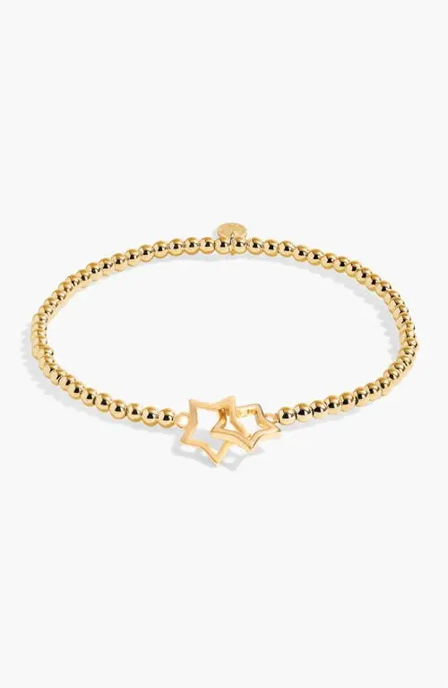 A LITTLES & CO A Little 'always My Sister' Bracelet - Metallic Gold