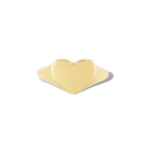 THE LOVERY FINE JEWELRY Heart Signet Ring - Yellow Gold