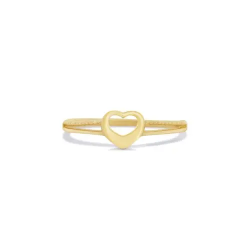 THE LOVERY FINE JEWELRY 14k Open Heart Ring - Yellow Gold