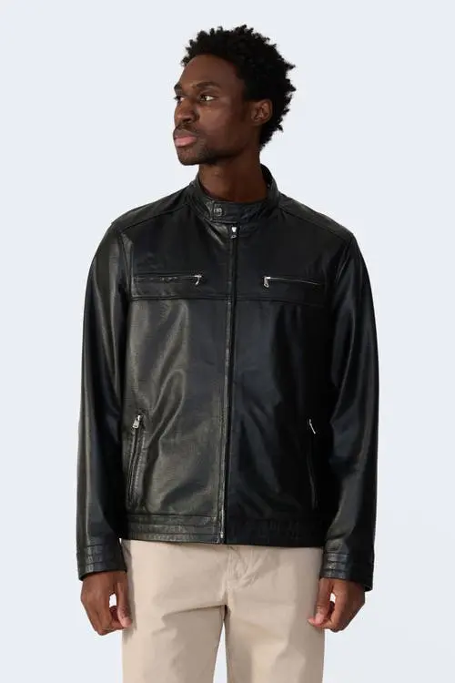 FURNIQ UK Oswald Leather Jacket