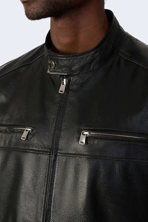 FURNIQ UK Oswald Leather Jacket
