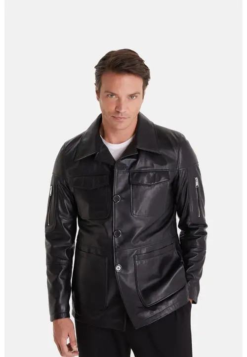 FURNIQ UK Cedric Leather Jacket