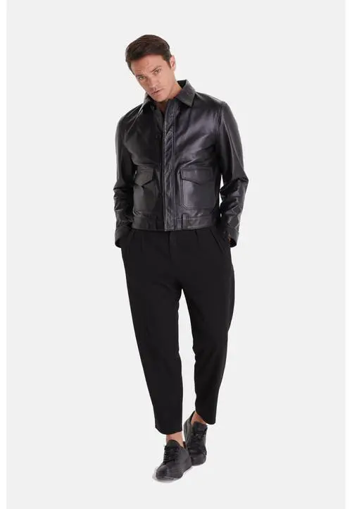 FURNIQ UK Hugo Leather Jacket