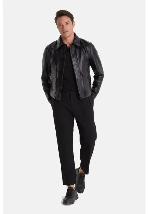 FURNIQ UK Hugo Leather Jacket