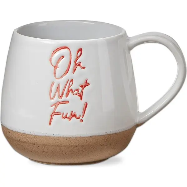 TAG Oh What Fun Christmas Mug Ceramic Dishwasher Safe