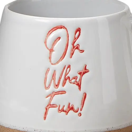 TAG Oh What Fun Christmas Mug Ceramic Dishwasher Safe