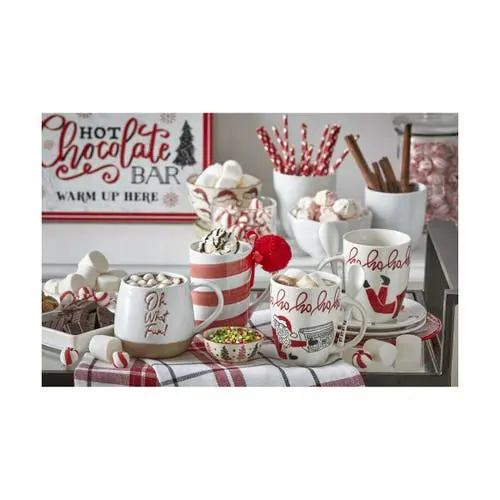 TAG Oh What Fun Christmas Mug Ceramic Dishwasher Safe