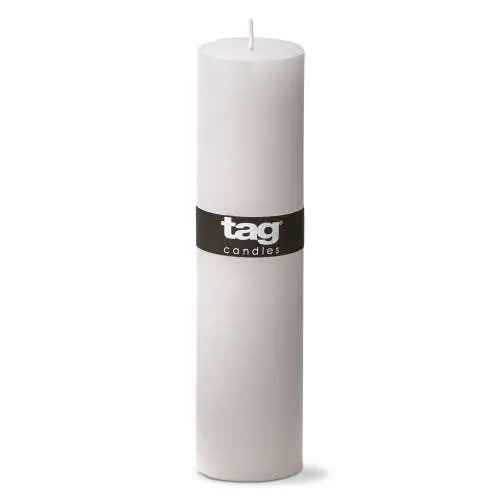 TAG Chapel Pillar Candles Unscented Long Burning Set Of 4