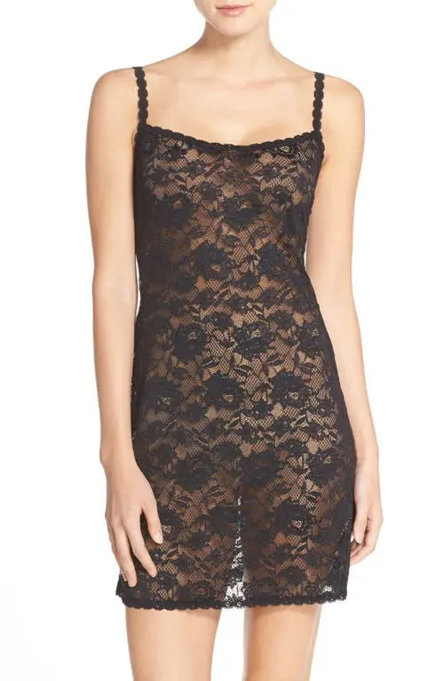 Cosabella Foxie' Lace Chemise - Black