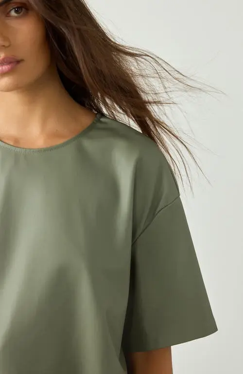 NEXT Coated Boxy T-shirt - Green