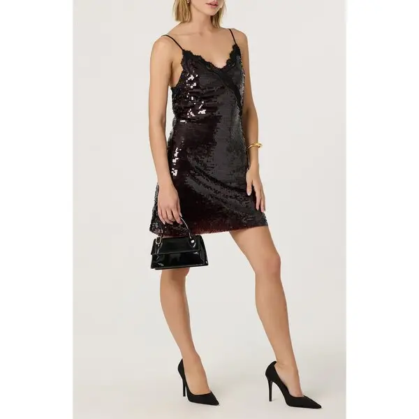 Astr The Label Lexy Sequin Mini Dress