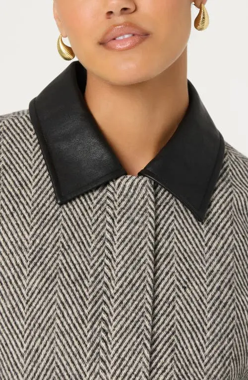 Astr The Label Nelly Herringbone Jacket