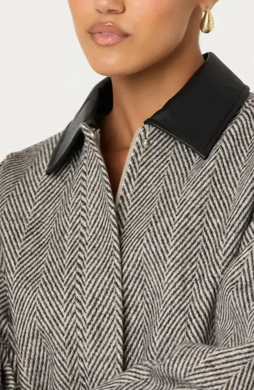 Astr The Label Nelly Herringbone Jacket