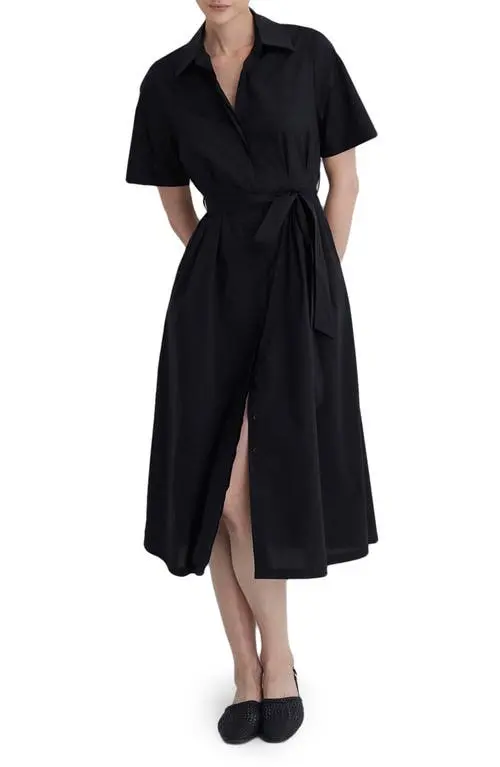 MAVI Cotton Midi Shirt Dress