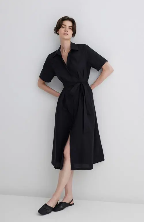 MAVI Cotton Midi Shirt Dress