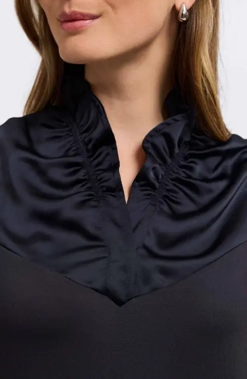 Foxcroft Sleeveless Satin Top