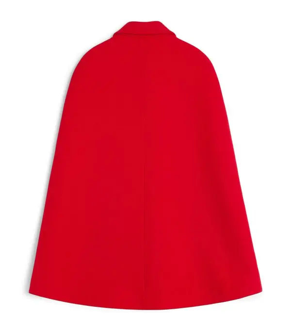 Valentino Garavani Wool-silk Cape