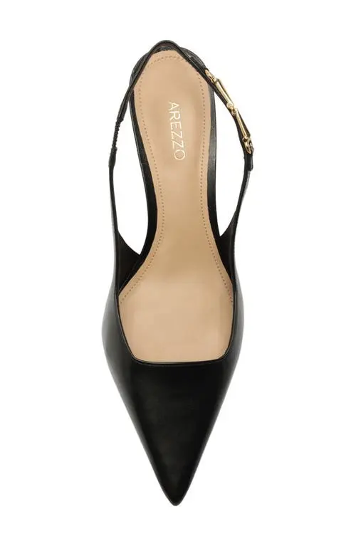 AREZZO Laurel Pointed Toe Slingback Pumps