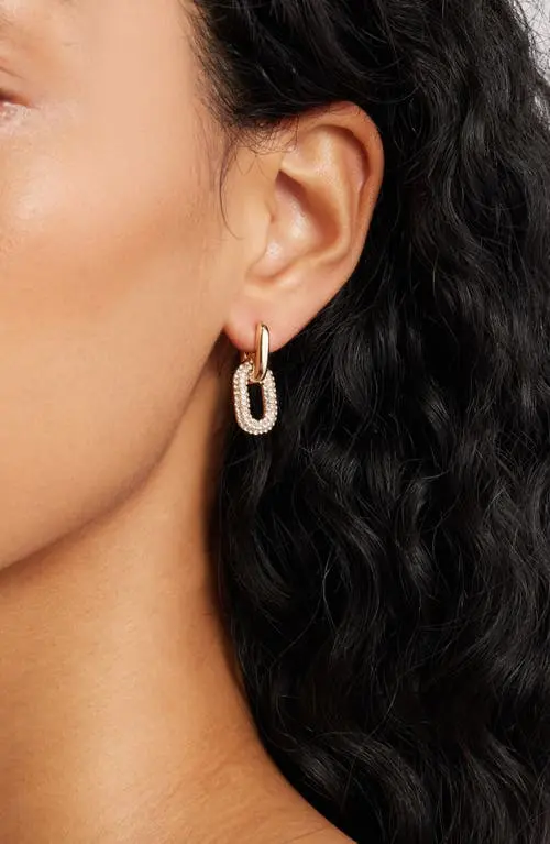 Bp. Sparkle Chain Link Drop Earrings