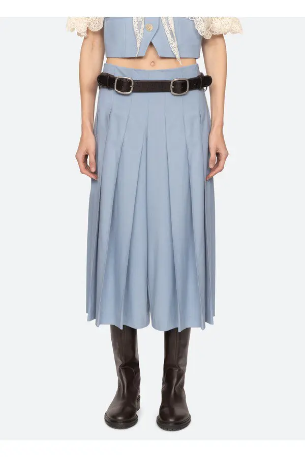 Sea Elisa Cropped Culottes - Blue