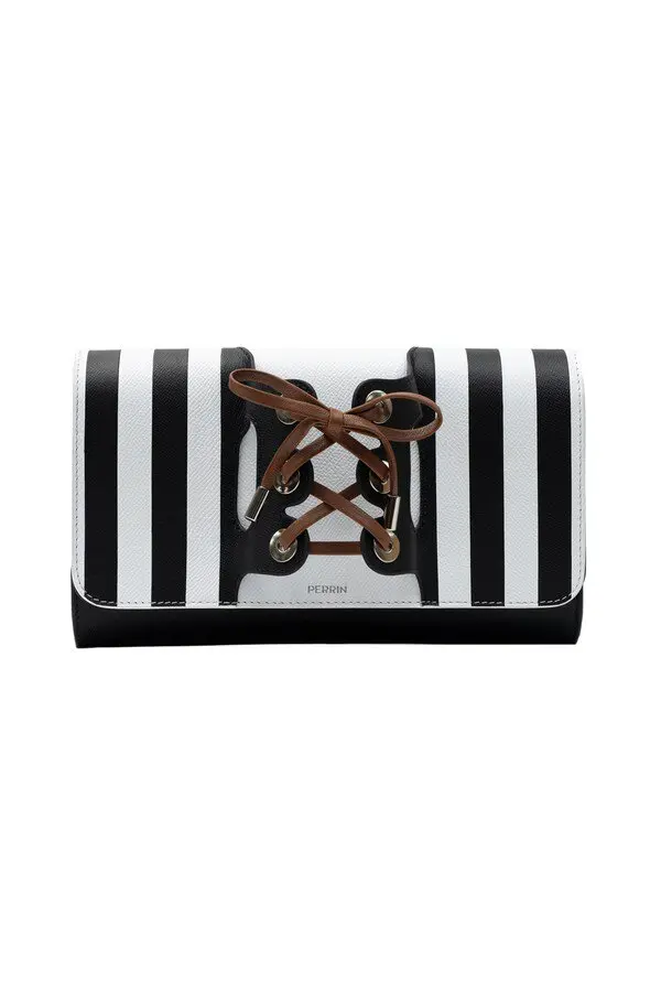 Perrin Le Corset Lolita Glove Clutch - Stripe