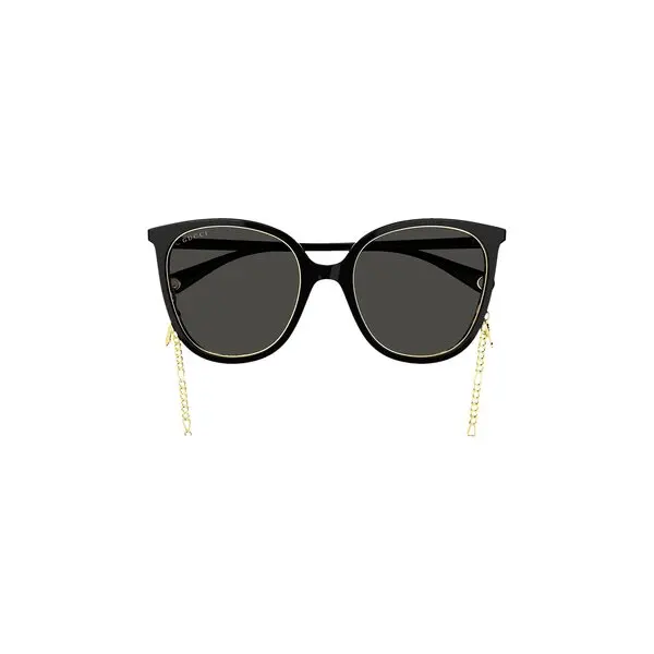 Gucci Round Frame Sunglasses - Black