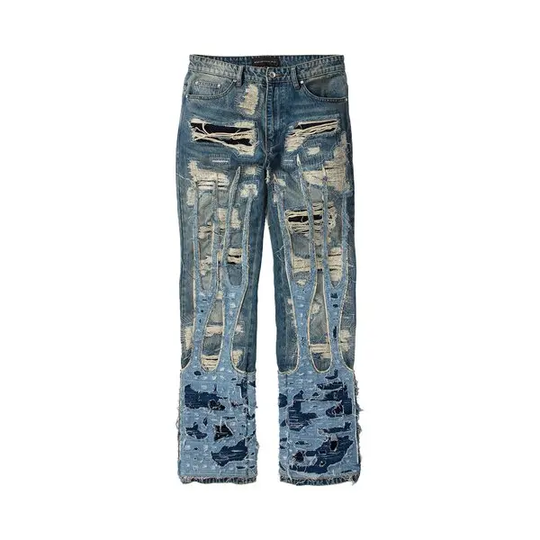 WHO DECIDES WAR BY EV BRAVADO Flame Boro Denim