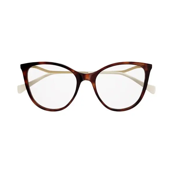 Gucci Cat Eye Frame Eyeglasses - Brown