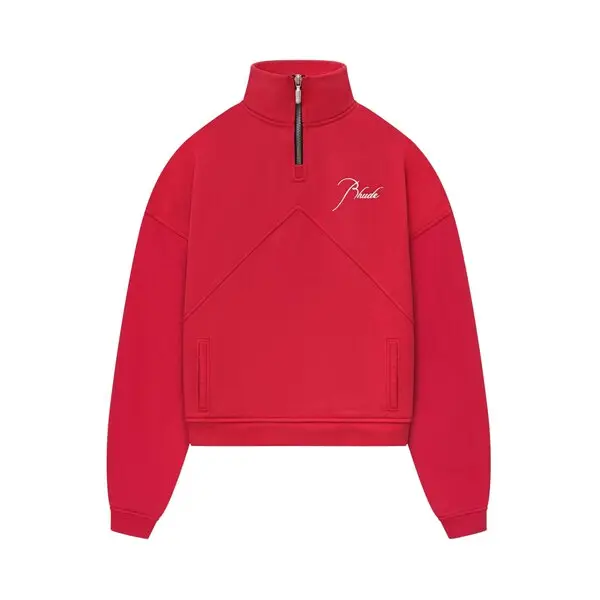 Rhude Quarter-zip Pullover - Red