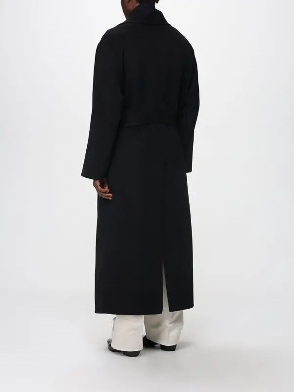 TOM FORD Belted Wool Coat - Black