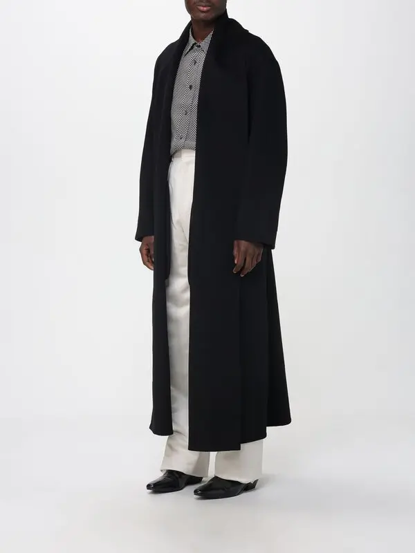 TOM FORD Belted Wool Coat - Black