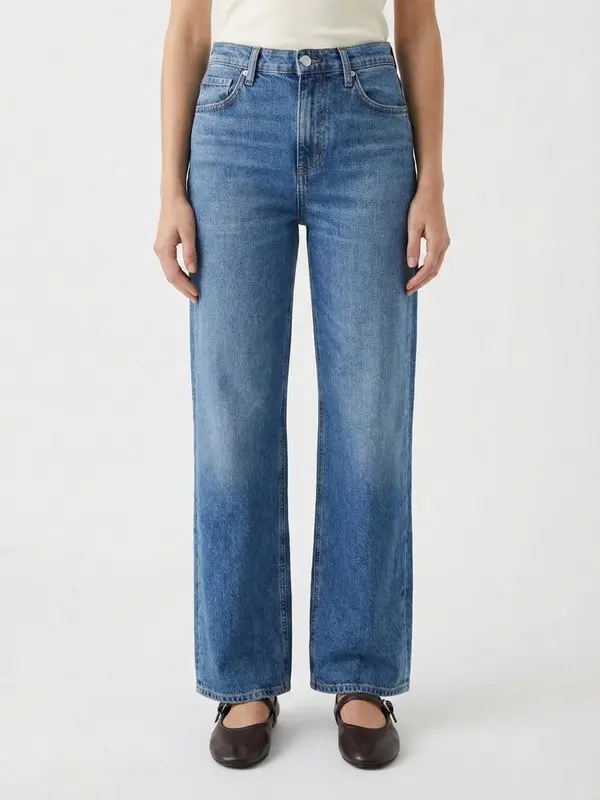 Citizens Of Humanity High Rise Wide Leg Jeans - Blue