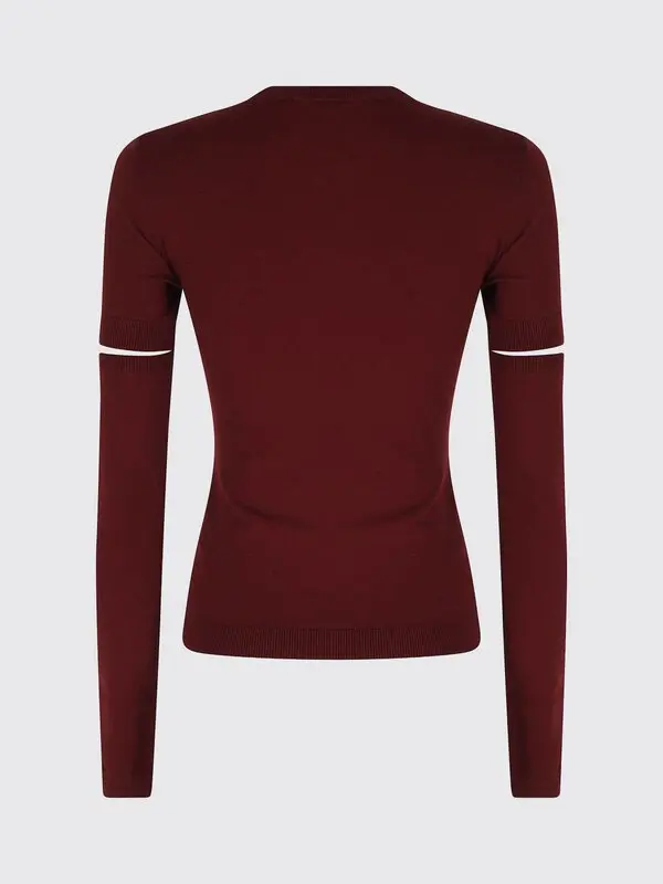Federica Tosi Ribbed Knit One-shoulder Top - Red