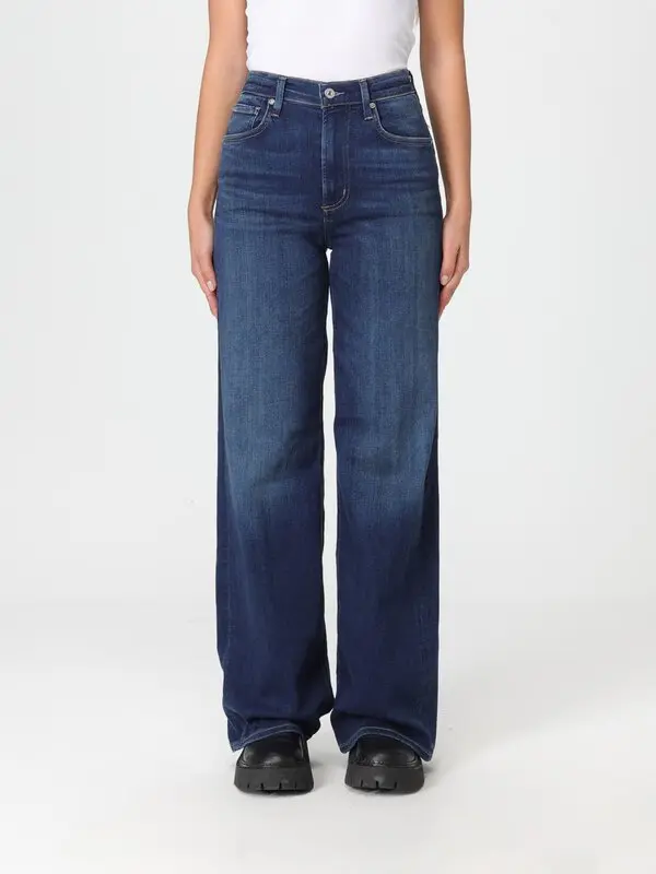 Citizens Of Humanity High Rise Wide Leg Jeans - Indigo